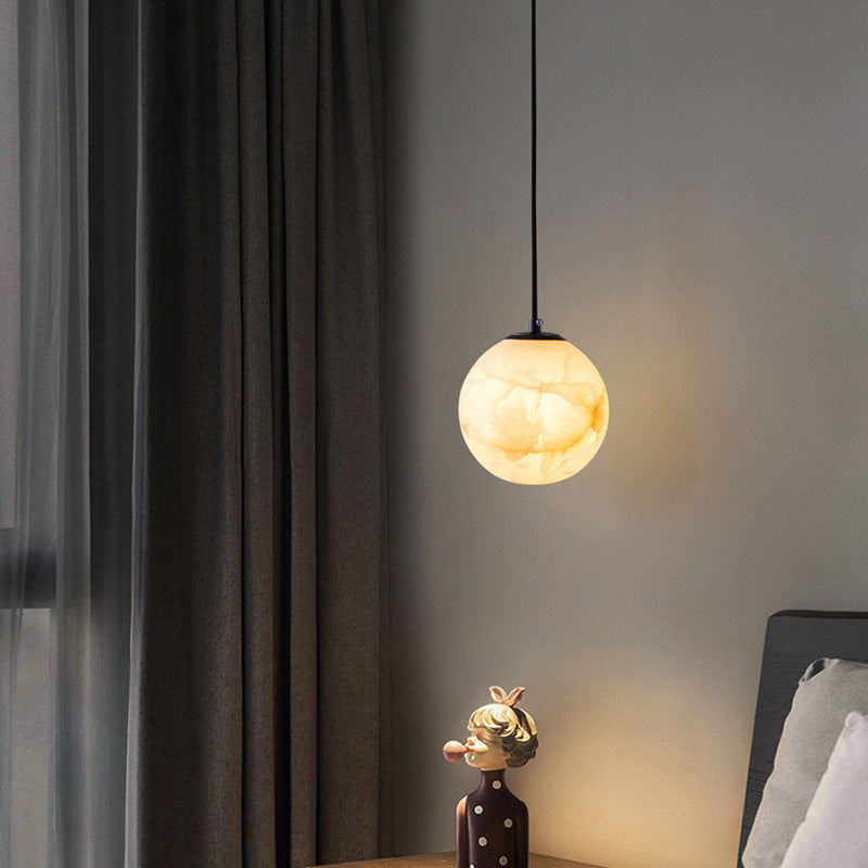 Spherical Marble Pendant Light – Mysalights